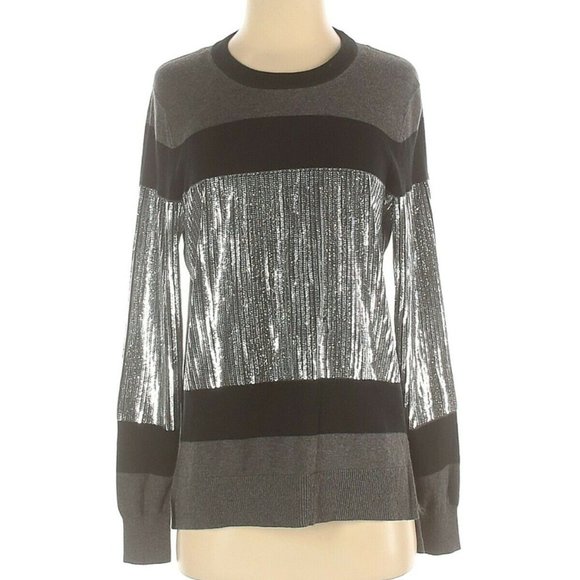MICHAEL Michael Kors | Sweaters | Blk Gray Michael Michael Kors Silver ...